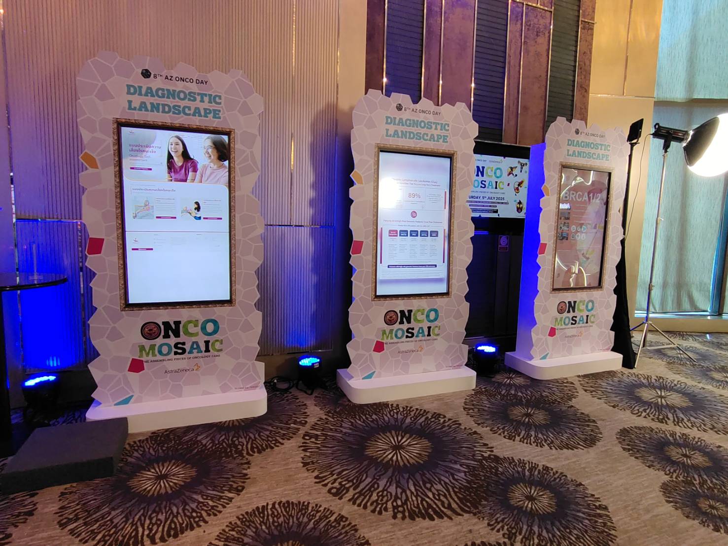 บริการเช่าจอ Touch Screen Monitor ในงาน AZ ONCO Day - เช่าจอทัชสกรีน ...